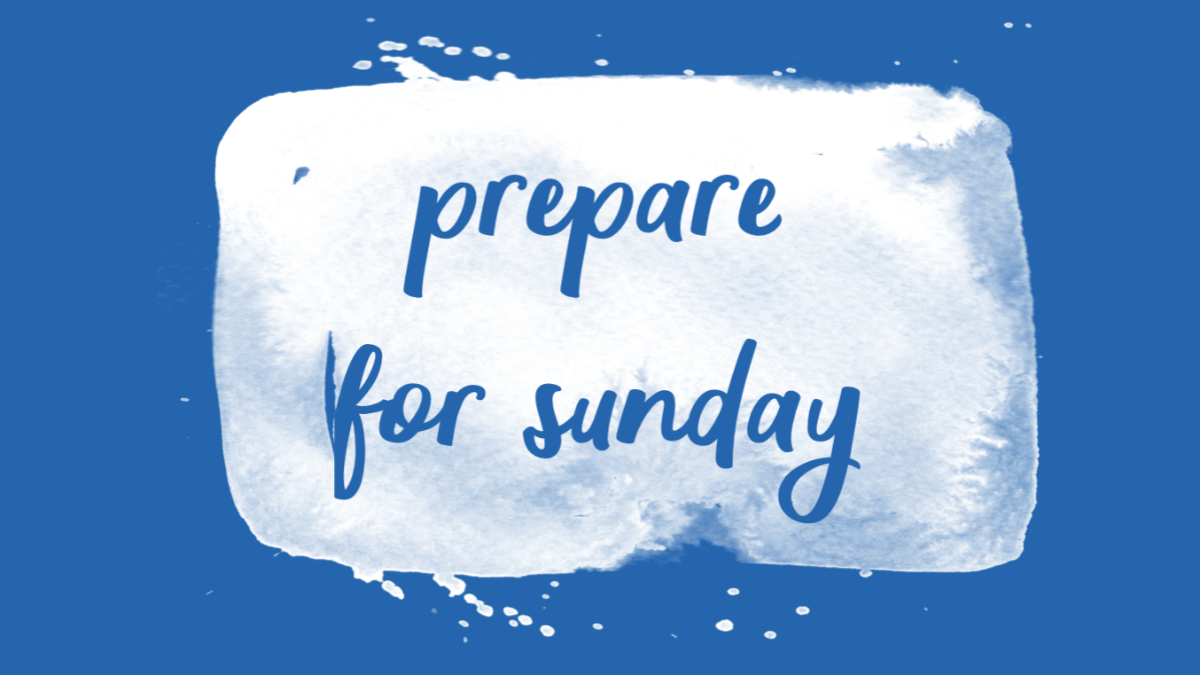 Prepare for Sunday - First Baptist Grandview